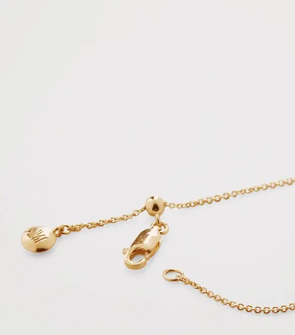 Monica Vinader Vermeil Bar Chain Bracelet