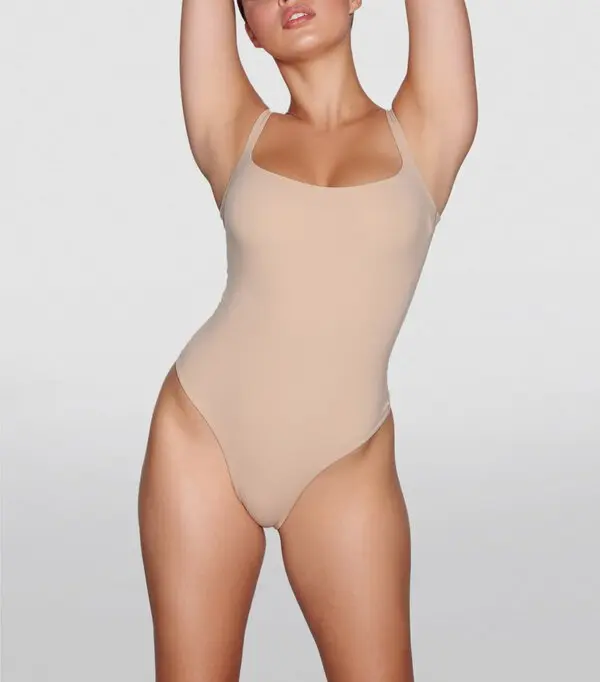 SKIMS Fits Everybody Square-neck Bodysuit