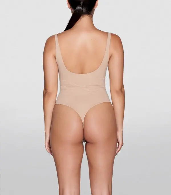SKIMS Fits Everybody Square-neck Bodysuit