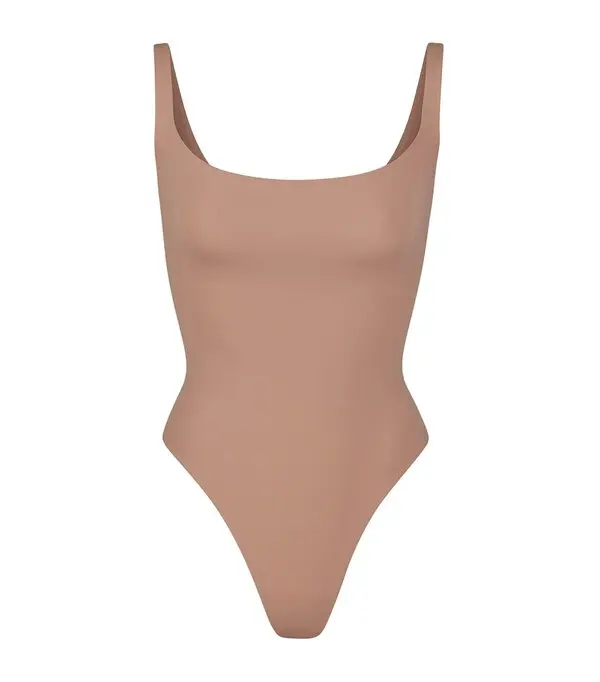 SKIMS Fits Everybody Square-neck Bodysuit