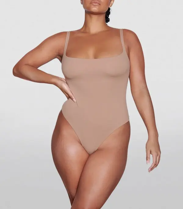 SKIMS Fits Everybody Square-neck Bodysuit