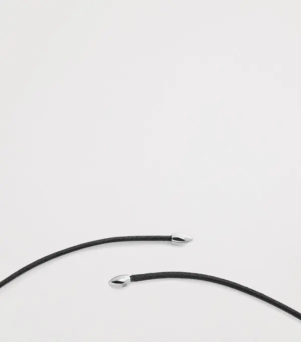 Monica Vinader Sterling Aria Cord Necklace