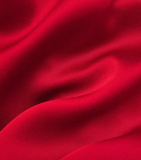 RETORI Sleeveless Satin Draped Midi Dress