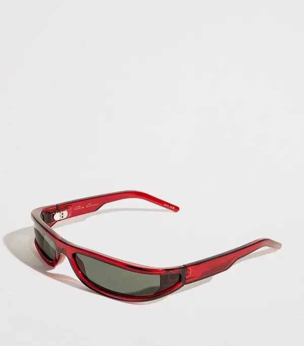 Rick Owens Fog Rectangular Sunglasses