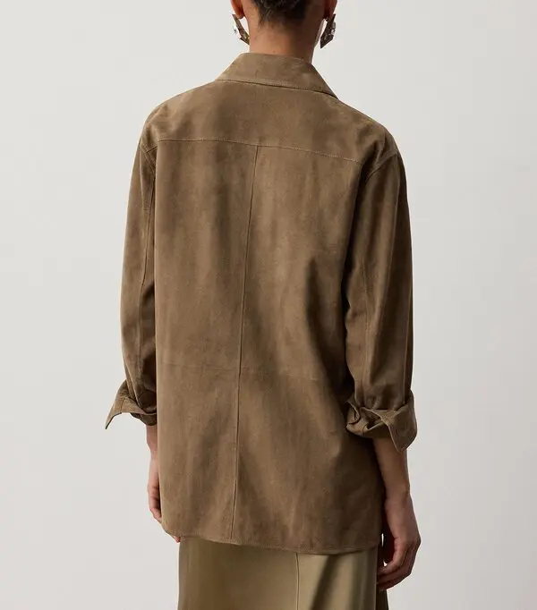 Ralph Lauren Landry Suede Shirt - Beige