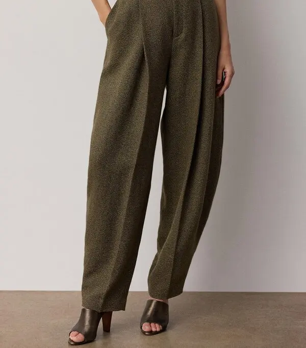 Ralph Lauren Linen-cashmere Harlo Trousers