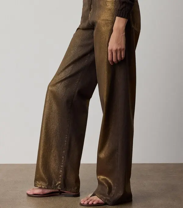 Ralph Lauren Metallic Foil Mercer Jeans