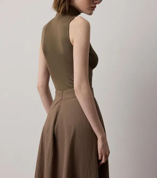 Ralph Lauren Silk Naomie Knit Top