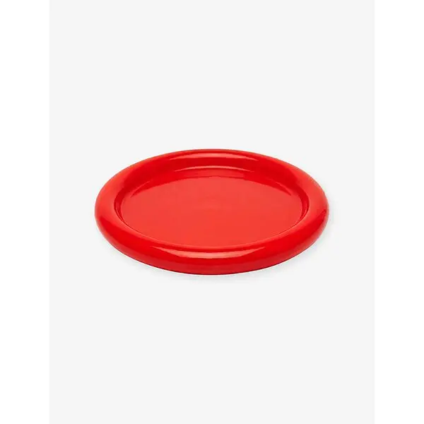 GUSTAF WESTMAN Chunky Earthenware Plate - Bright Red