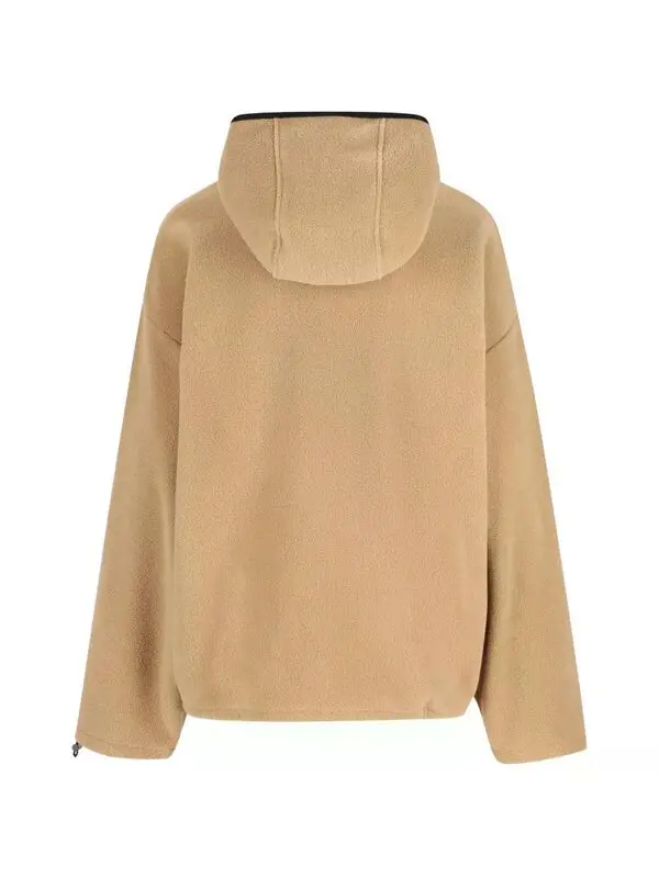 Miu Miu Fleece Zip-up Hoodie