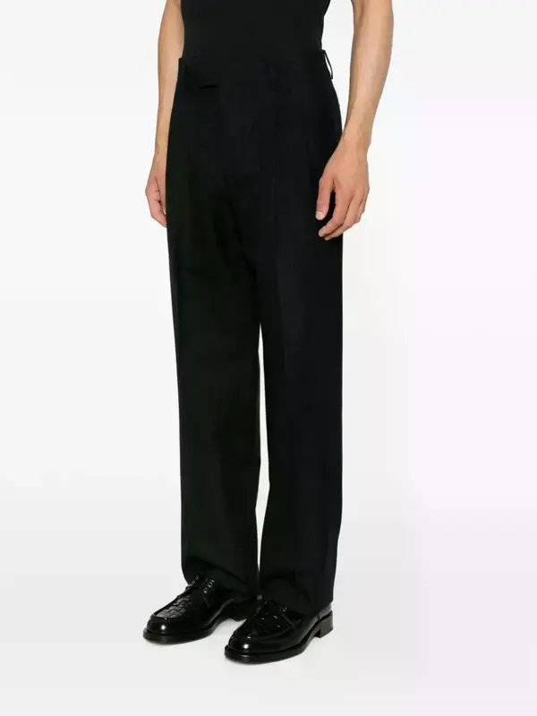 LARDINI Pinstriped Tailored Trousers