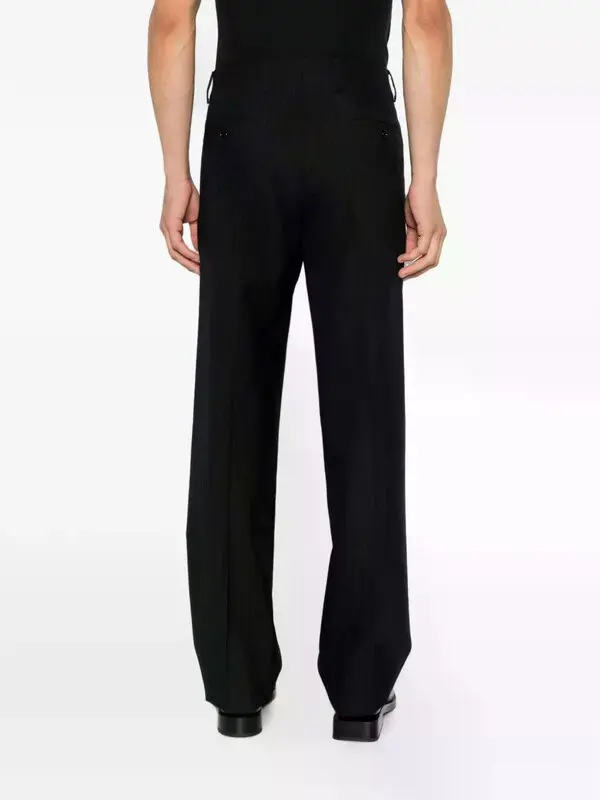 LARDINI Pinstriped Tailored Trousers