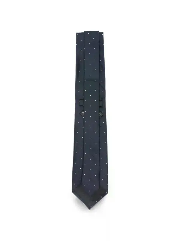 TOM FORD Polka-dot Neck Tie - Blue