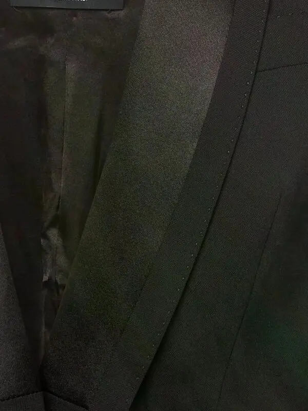 Dolce & Gabbana Shawl-lapel Cropped Wool Blazer