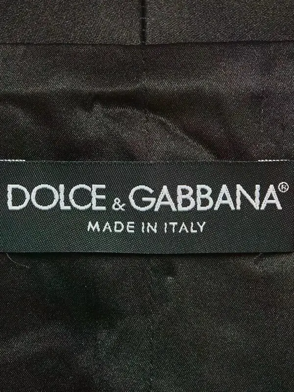 Dolce & Gabbana Shawl-lapel Cropped Wool Blazer