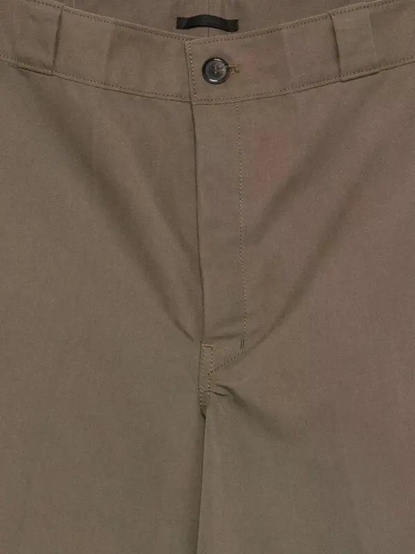 Prada Logo Plaque Straight-leg Trousers