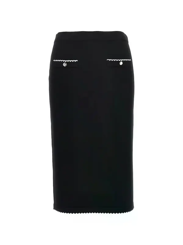 Tory Burch Button-detail Pencil Midi Skirt