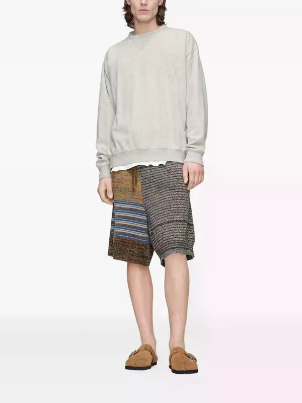 MAISON MARGIELA Patchwork Knit Knee-length Shorts