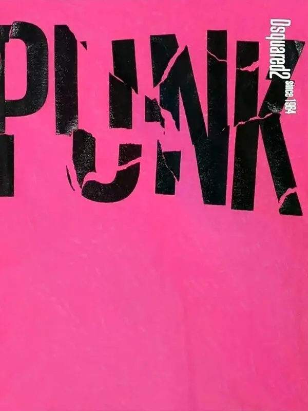 Dsquared2 Punk" Graphic Print T-shirt - Pink