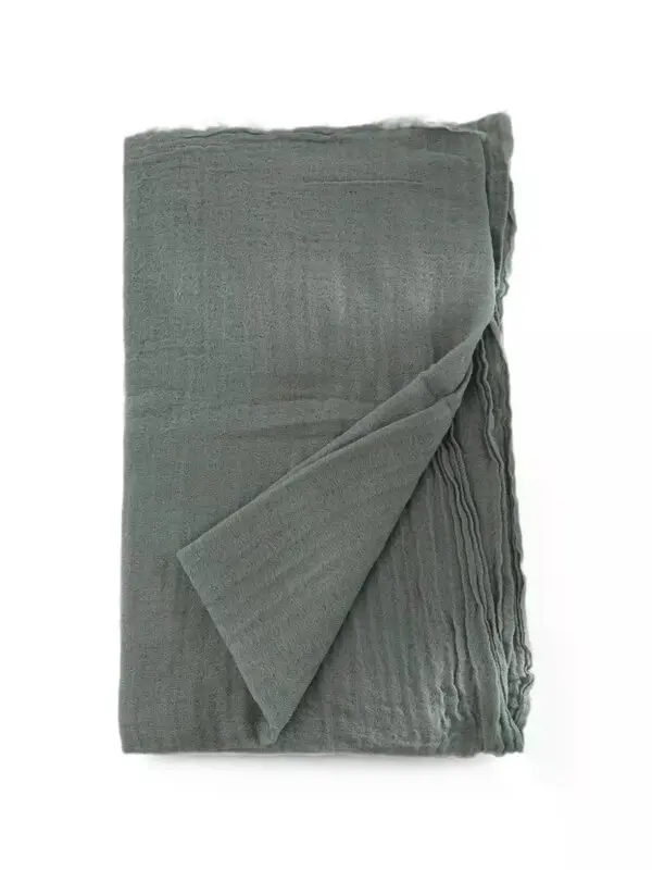 Rick Owens Frayed Cashmere-blend Scarf - Green