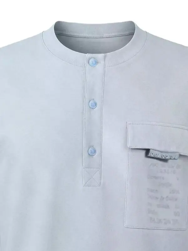 Dolce & Gabbana Cotton Patch-pocket Henley Sweater