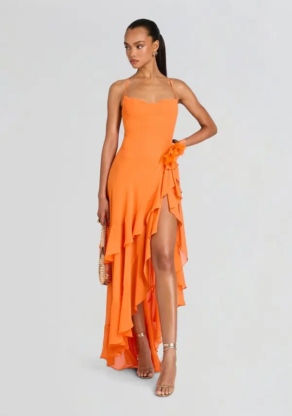 Retrofete Samara Silk Chiffon Dress - Arianzo