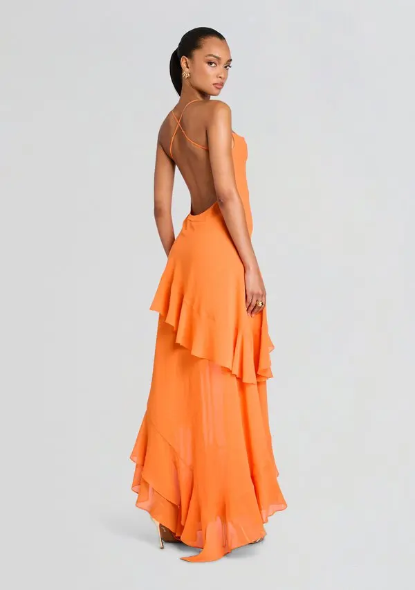 Retrofete Samara Silk Chiffon Dress - Arianzo