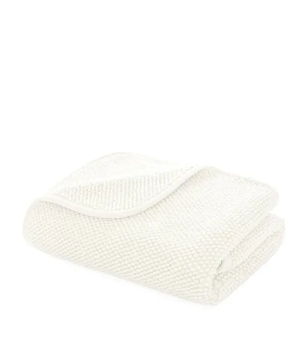 GRACCIOZA Cotton Pearls Bath Sheet - White