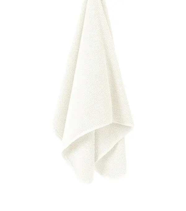 GRACCIOZA Cotton Pearls Bath Towel - White