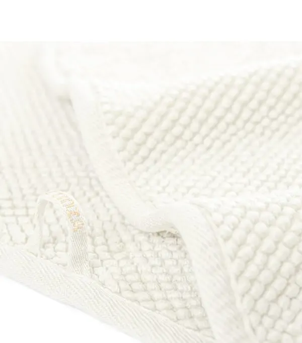 GRACCIOZA Cotton Pearls Bath Towel - White