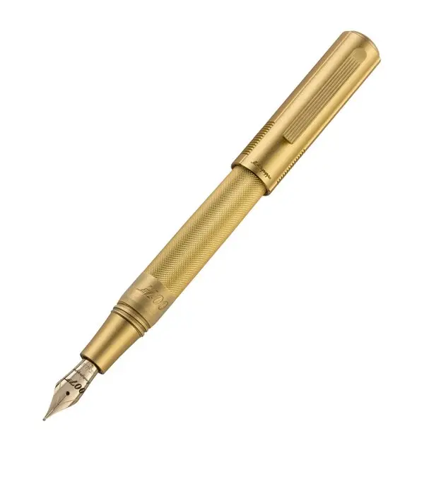 MONTEGRAPPA Goldfinger 007 Issue Medium Fountain Pen - Gold