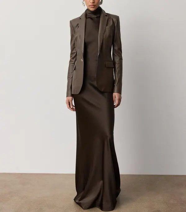 Ralph Lauren Parker Leather Blazer