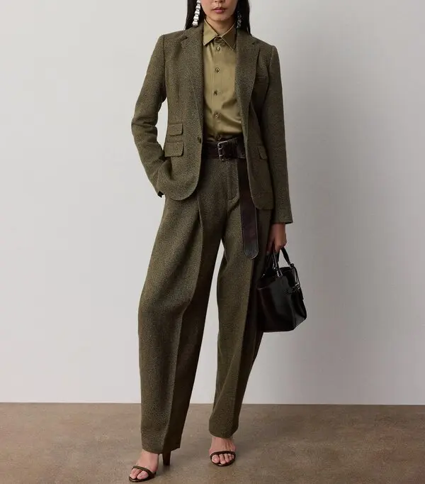 Ralph Lauren Adrien Satin Shirt - Grey