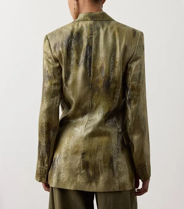 Ralph Lauren Silk-blend Marcy Blazer