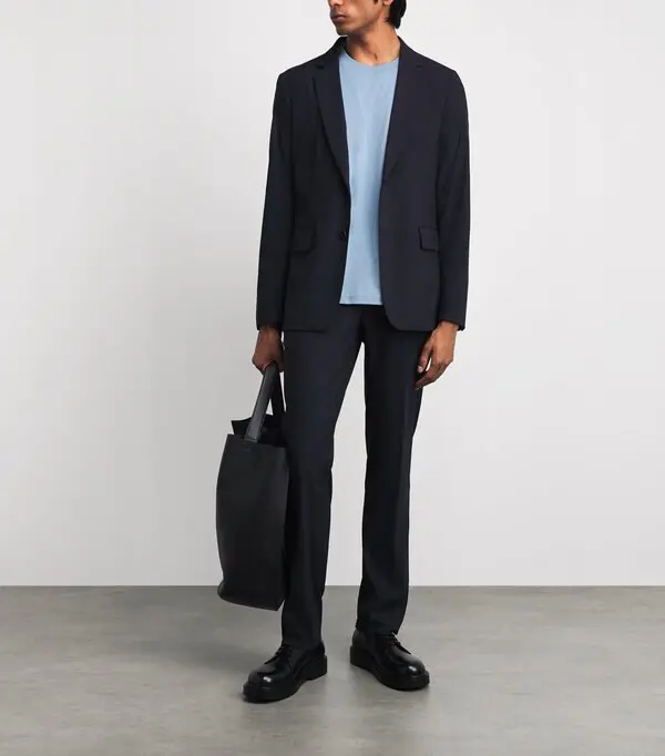 Sandro Cotton Logo-patch T-shirt - Black