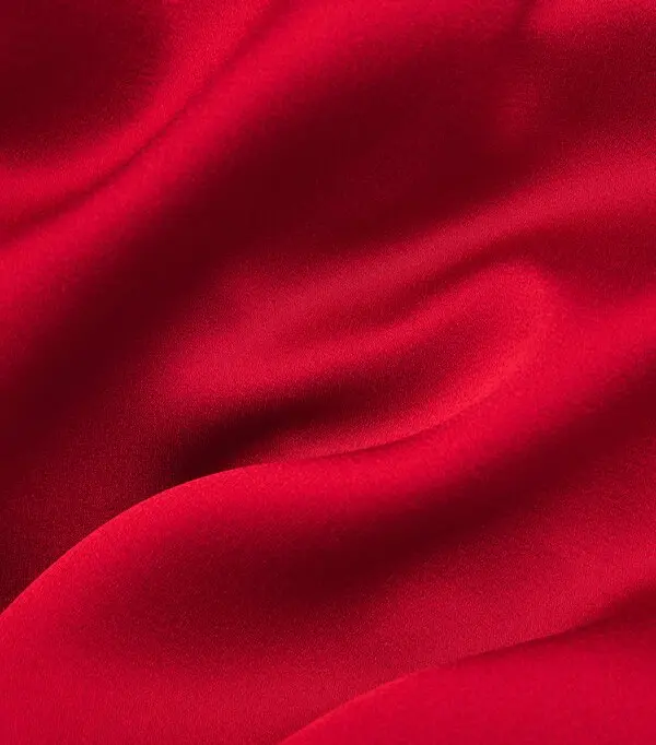 RETORI Sleeveless Draped Satin Midi Dress