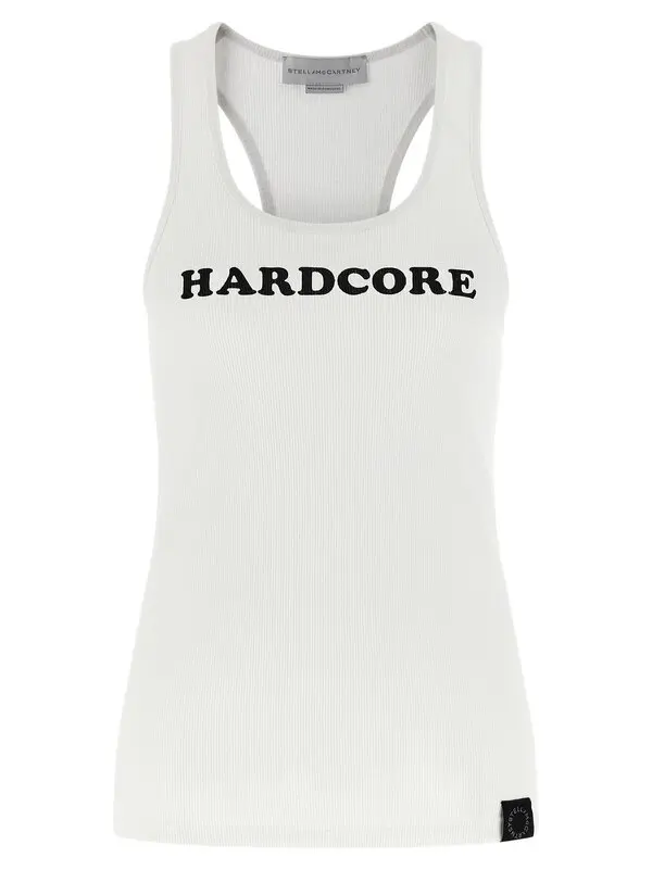 Stella McCartney Top Slogan 'hardcore
