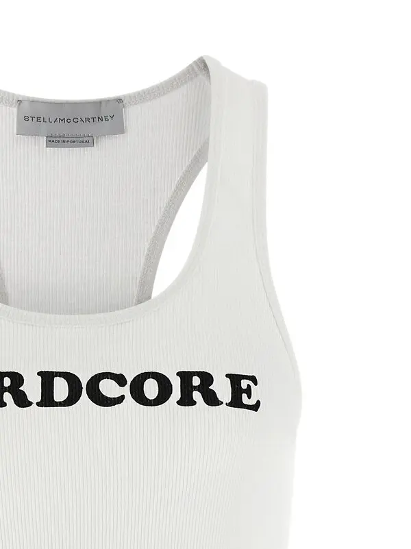 Stella McCartney Top Slogan 'hardcore