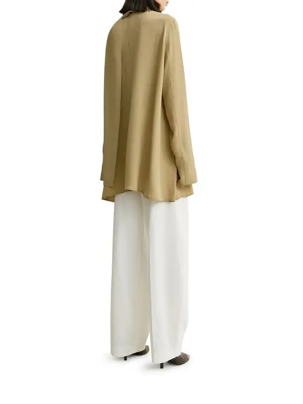 TOTEME Draped Scarf Blouse - Multicolor