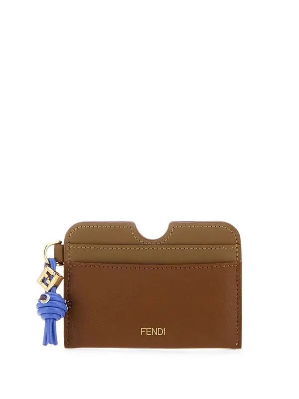 Fendi Ff Diamonds Leather Card Case - Multicolor