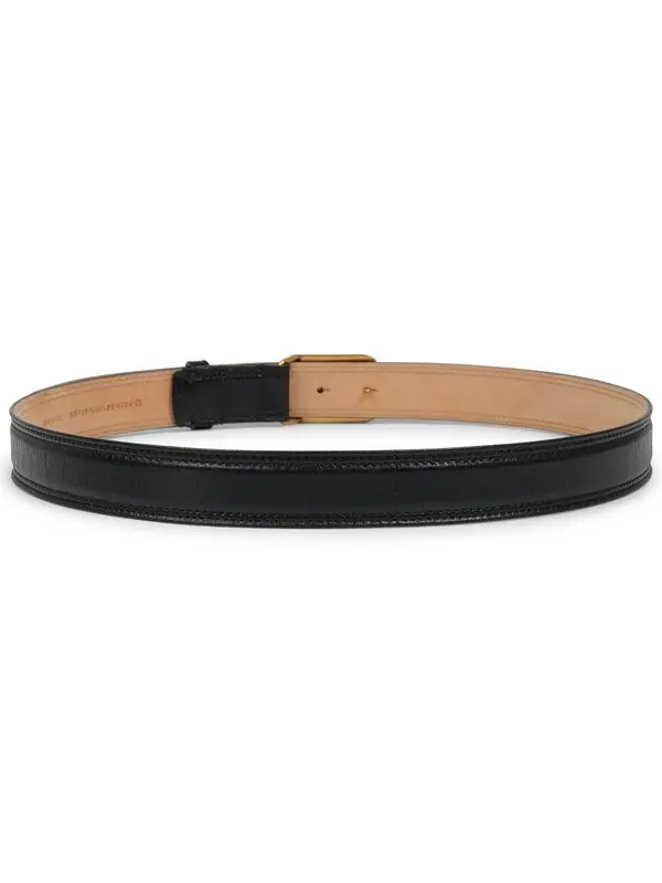 Balenciaga Belt With Logo Buckle - Black