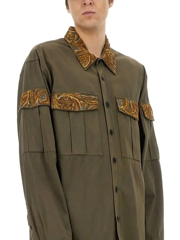 Dries Van Noten Shirt With Embroidery