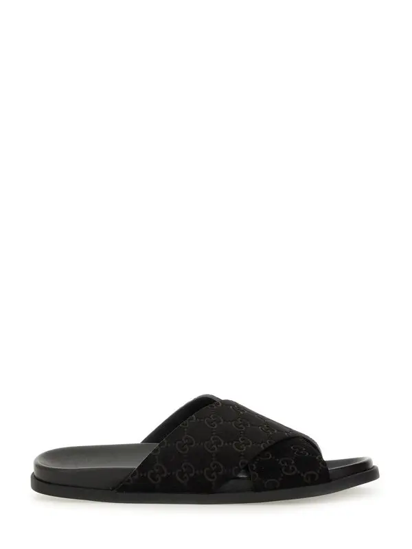 Gucci Gg Pattern Slide Sandals - Multicolor
