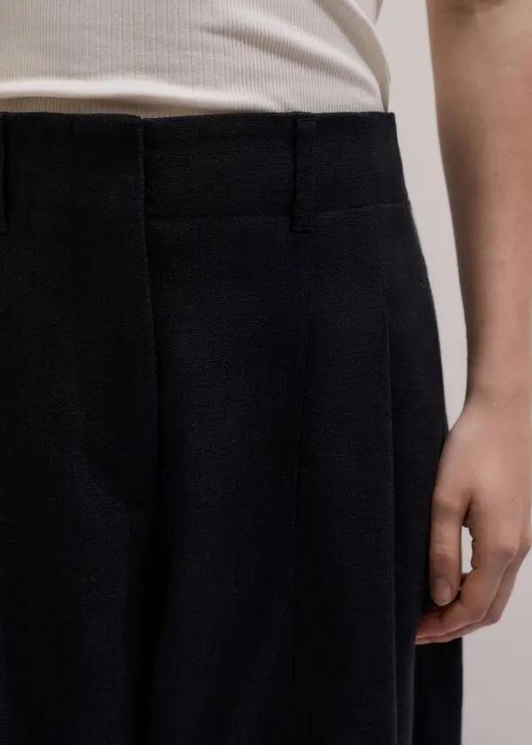 ME+EM Tailored Barrel Leg Trousers