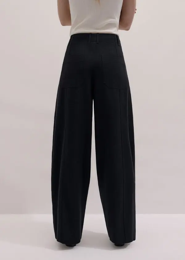 ME+EM Tailored Barrel Leg Trousers