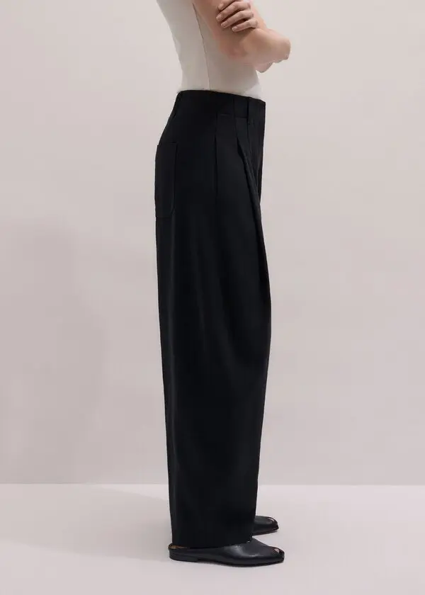 ME+EM Tailored Barrel Leg Trousers