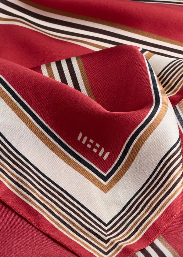 ME+EM Multi Border Scarf