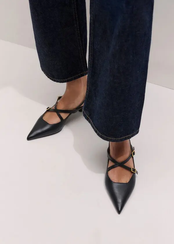 ME+EM Point Slingback Heel
