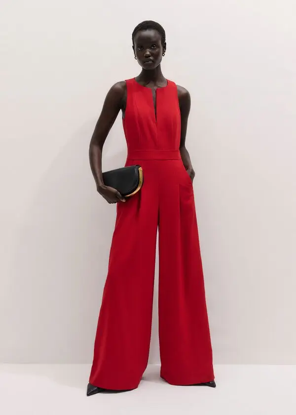 ME+EM Tailored Wide Leg Jumpsuit