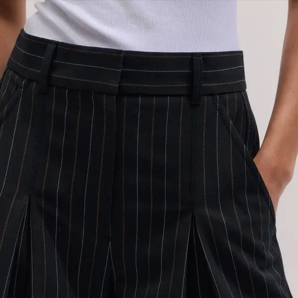 ME+EM Ultimate Wide Pinstripe Culotte